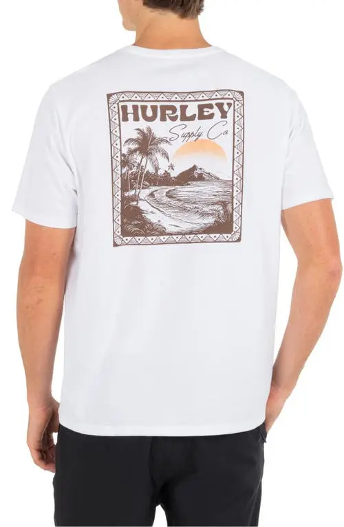 Hurley Island Scape Cotton Graphic T-shirt