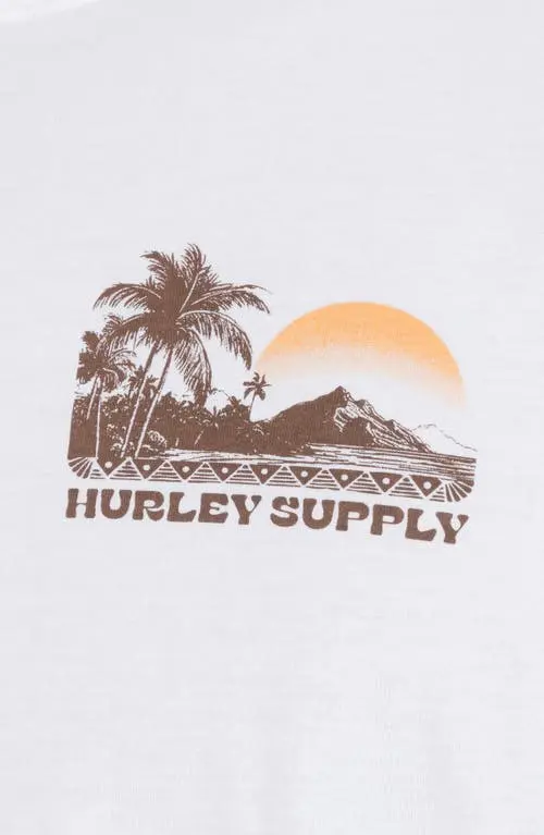 Hurley Island Scape Cotton Graphic T-shirt