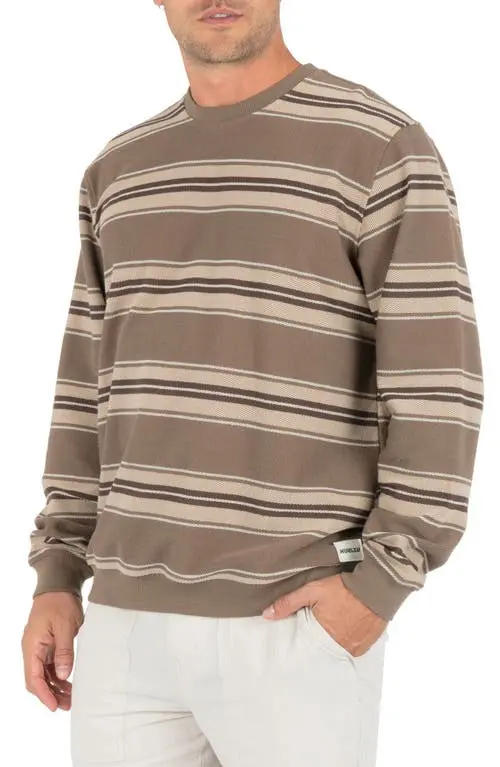 Hurley Hacienda Stripe Sweatshirt - Woodside