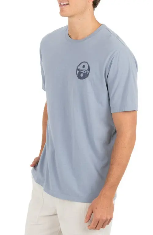 Hurley Window Of Sand Graphic T-shirt - Worker Blue