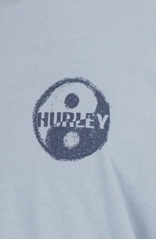Hurley Window Of Sand Graphic T-shirt - Worker Blue