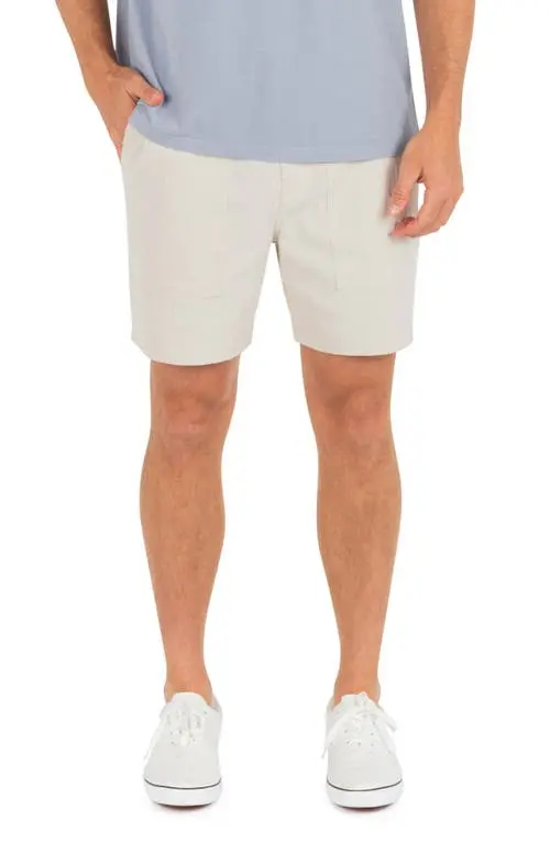 Hurley Volley Solid Cotton Drawstring Shorts - Bone