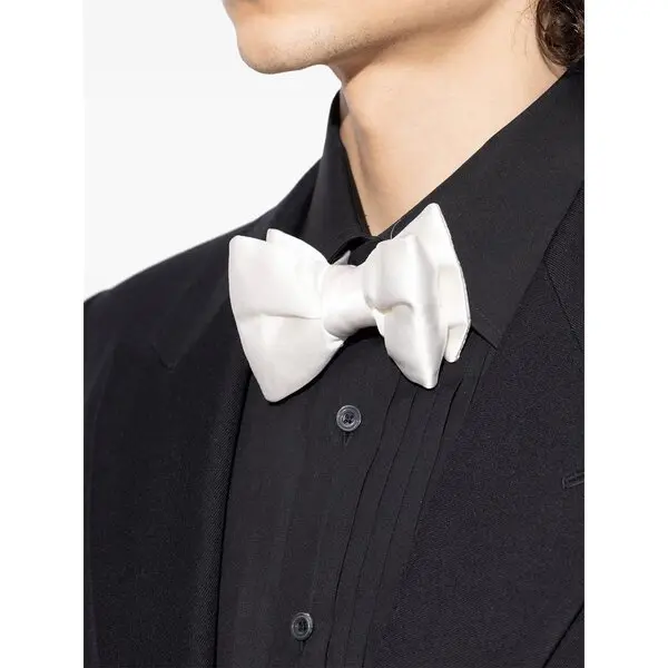 TOM FORD Silk Bow Tie - White