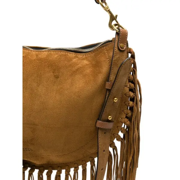 Isabel Marant Étoile Suede Shoulder Bag With Fringe Detail