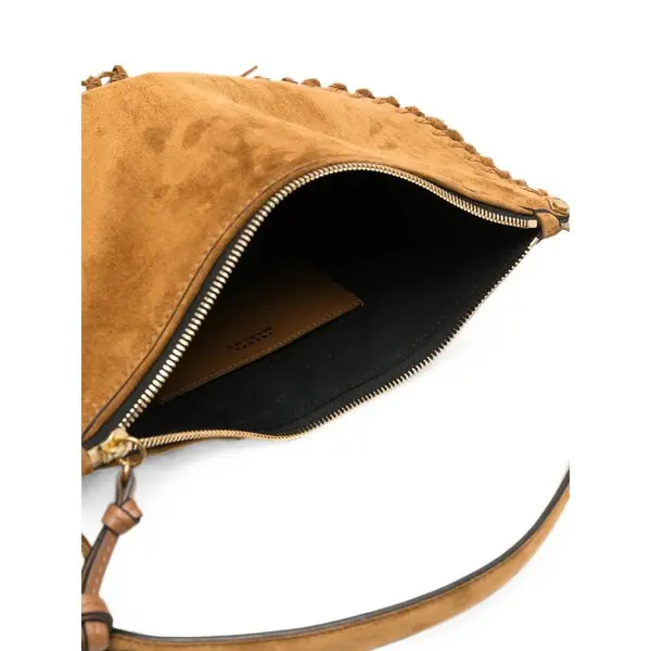 Isabel Marant Étoile Suede Shoulder Bag With Fringe Detail