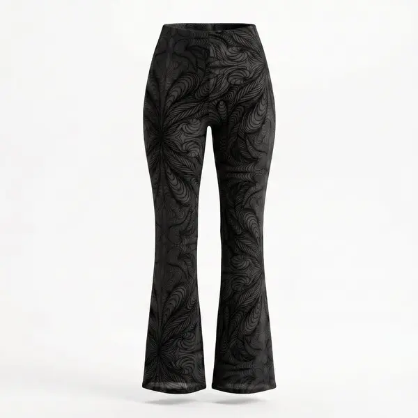 JANARA JONES Iris High-waist Volk Flared Pants