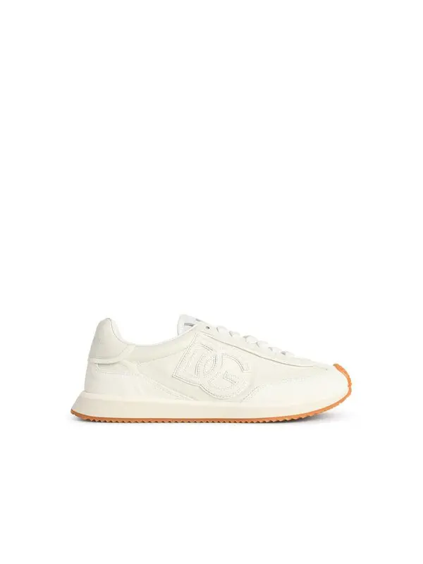 Dolce & Gabbana Cushion' Leather Sneakers - White