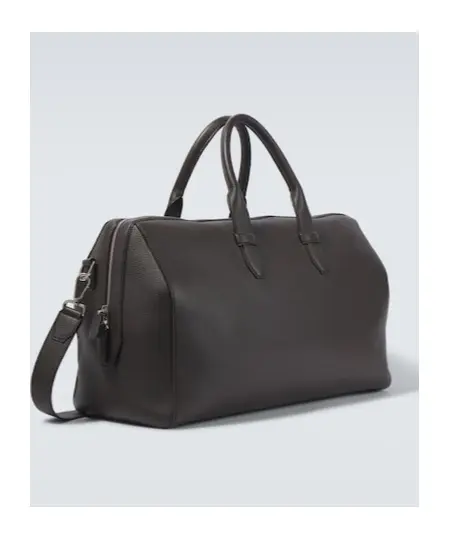Brioni Leather Duffel Bag