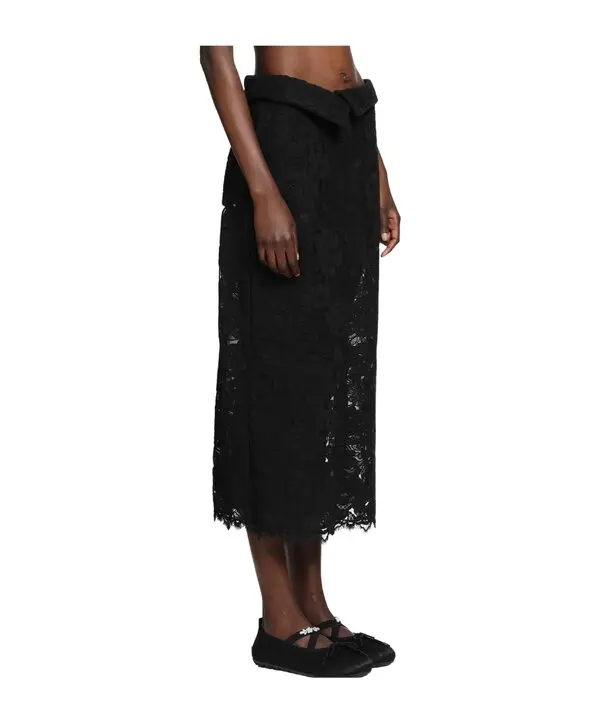 Simone Rocha Lace Midi Skirt