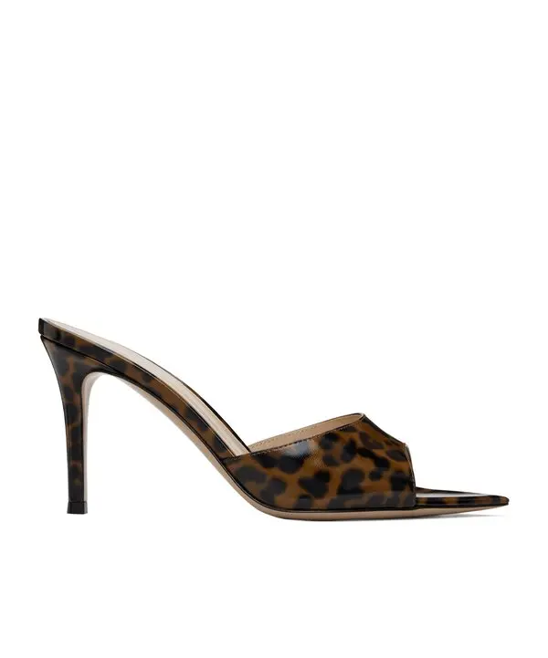 GIANVITO ROSSI Elle 85 Pointed-toe High-heeled Sandals - Black