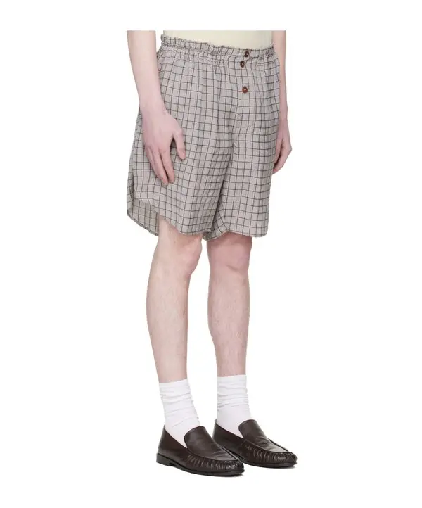 HED MAYNER Plaid Shorts