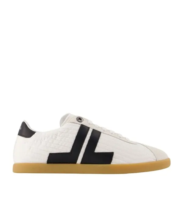 LANVIN Quilted Low-top Sneakers - White