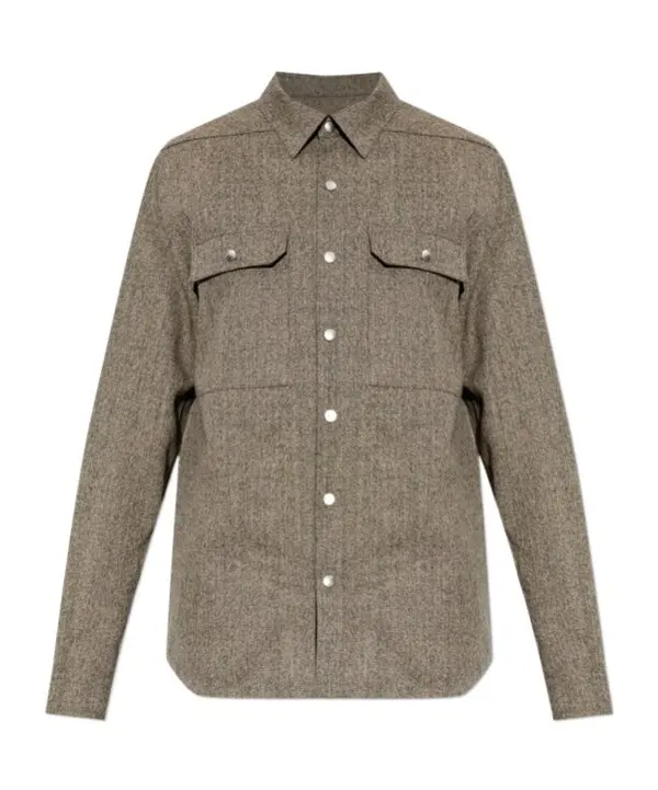 Rick Owens Back-strap Shirt