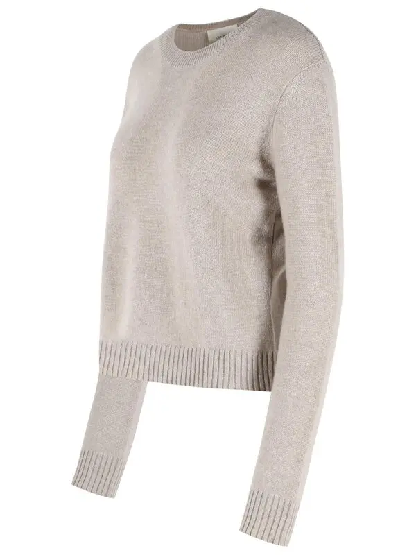 LISA YANG Beige Cashmere Sweater - Cream