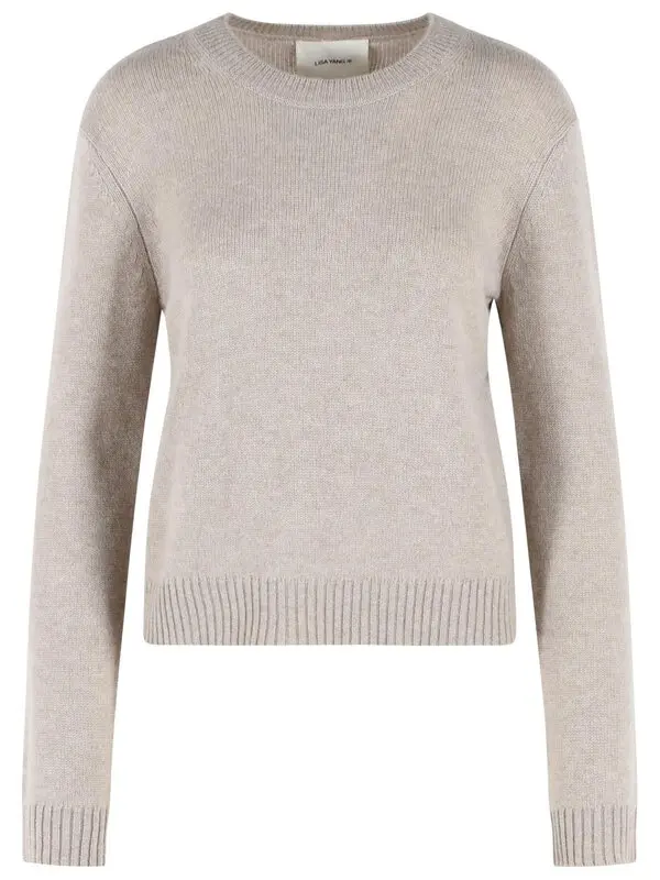 LISA YANG Beige Cashmere Sweater - Cream