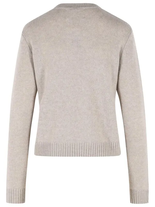 LISA YANG Beige Cashmere Sweater - Cream