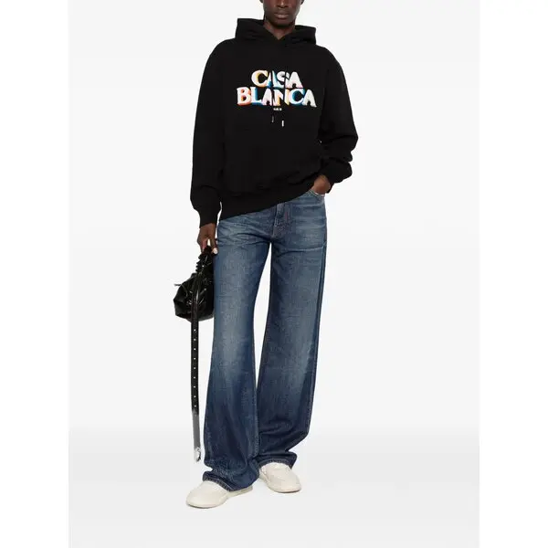 Casablanca Hooded Sweatshirt With Logo