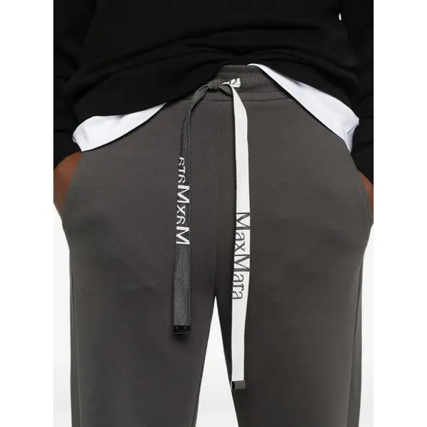 Max Mara Grey Trousers Track Pants