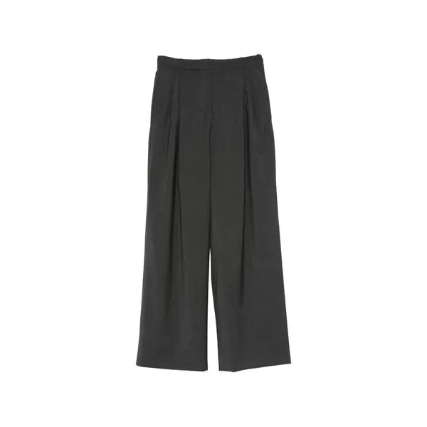 Max Mara Grey Trousers Tailored Trousers - Gray