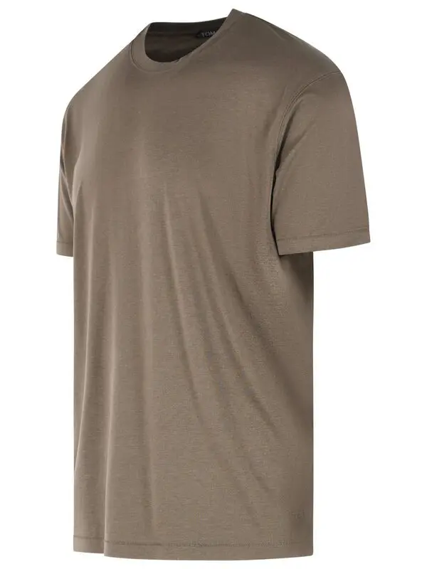 TOM FORD Lyocell And Cotton T-shirt
