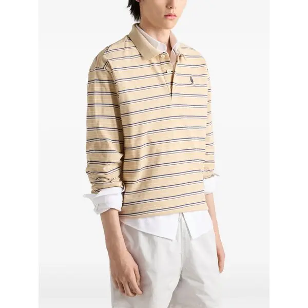 Prada Neutrals Polo Shirts