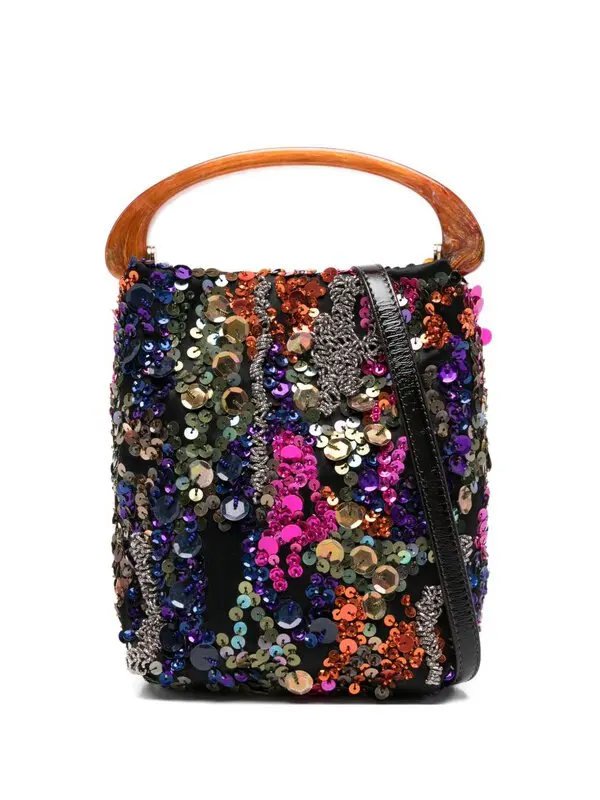 Dries Van Noten Embroidered Handbag - Multicolor
