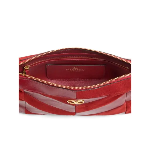 Valentino Garavani Panthea Small Shoulder Bag - Red