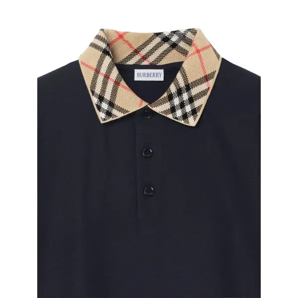 Burberry Polo Shirts - Blue