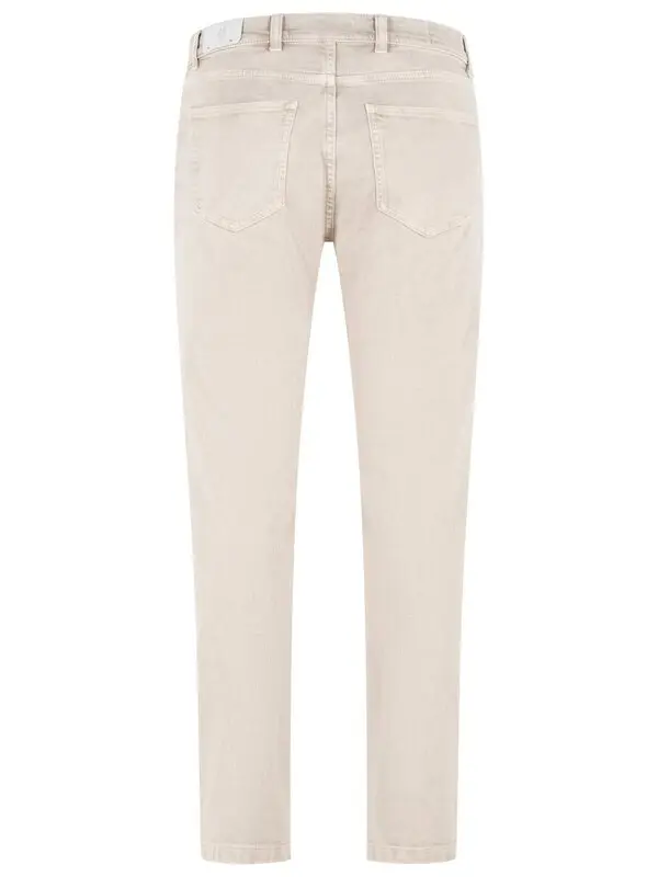 Eleventy Jeans In Denim Stretch Beige