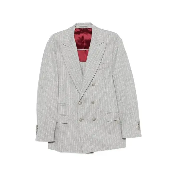 Brunello Cucinelli Grey Jackets Blazers