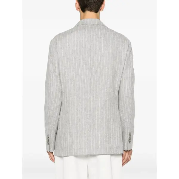 Brunello Cucinelli Double-breasted Pinstripe Blazer