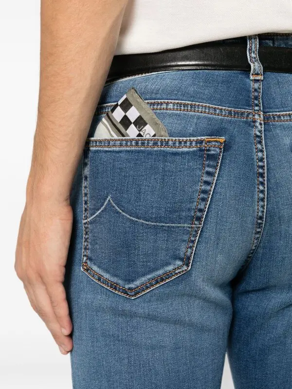 Jacob Cohen Slim Fit Denim Jeans - Multicolor