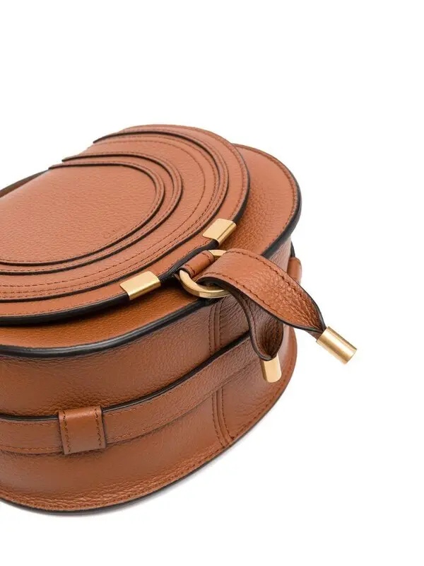 Chloé Marcie Small Leather Saddle Bag - Multicolor