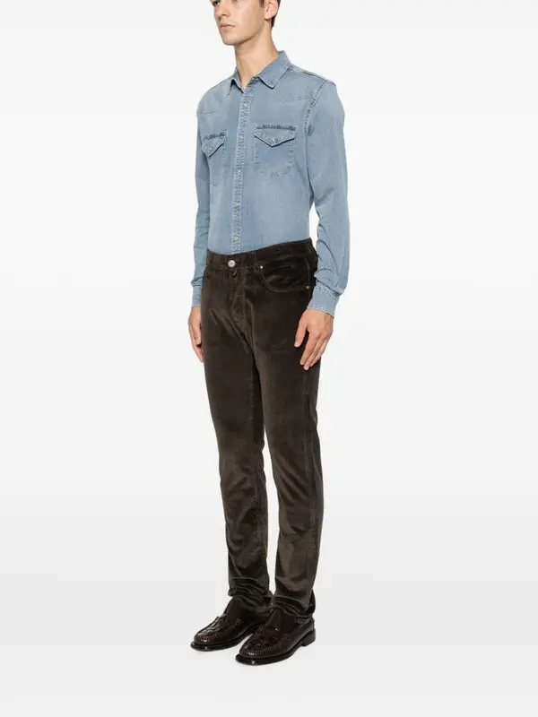 Jacob Cohen Velvet Slim Fit Jeans - Multicolor