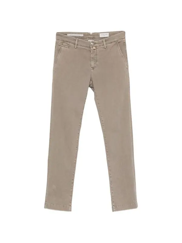 Jacob Cohen Slim Fit Cotton Trousers - Multicolor