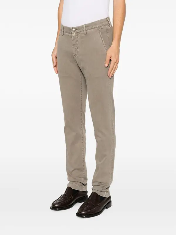 Jacob Cohen Slim Fit Cotton Trousers - Multicolor
