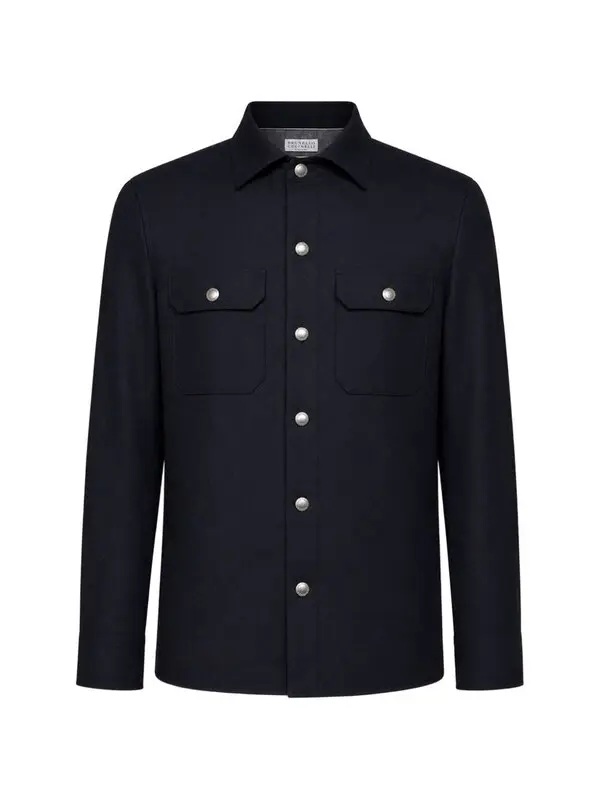 Brunello Cucinelli Wool Shirt - Multicolor