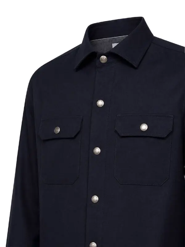 Brunello Cucinelli Wool Shirt - Multicolor