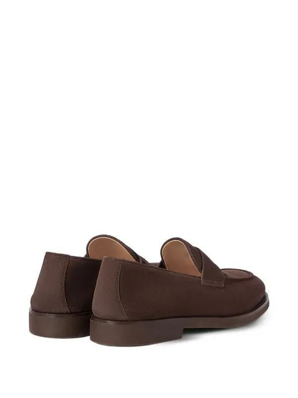 Brunello Cucinelli Suede Leather Loafers