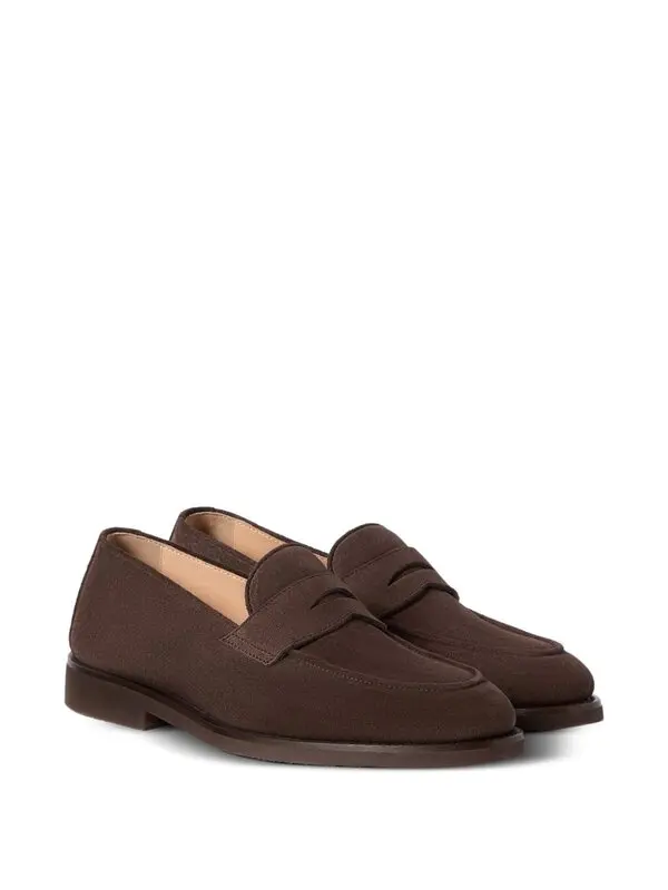 Brunello Cucinelli Suede Leather Loafers