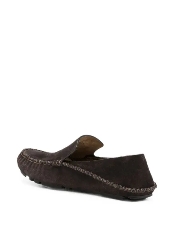 Loewe Rambla Suede Loafers