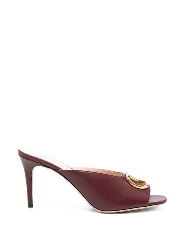 Valentino Garavani Vlogo Signature Leather Mules - Multicolor