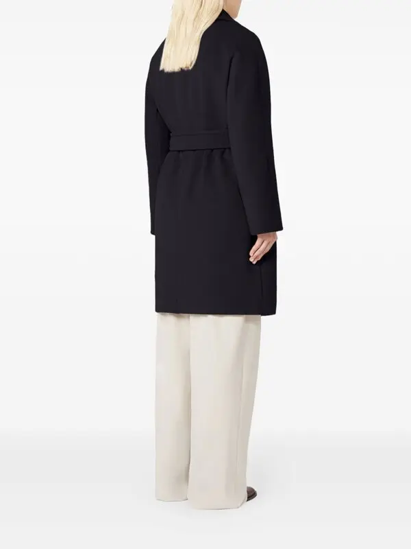 Max Mara Belted Wool Coat - Multicolor
