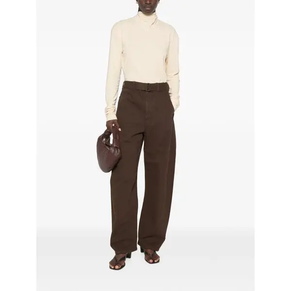 LEMAIRE Denim Wide-leg Jeans - Brown