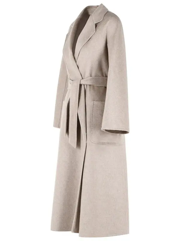 Max Mara Icon Ludmilla' Sand Beige Cashmere Coat