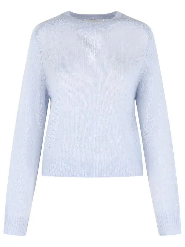 LISA YANG Solene Sweater In Light Cotton And Cashmere - Blue
