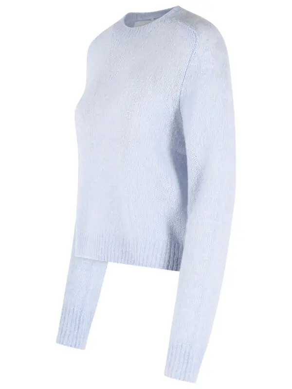 LISA YANG Solene Sweater In Light Cotton And Cashmere - Blue