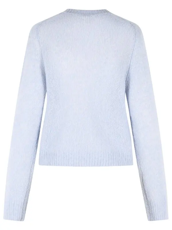 LISA YANG Solene Sweater In Light Cotton And Cashmere - Blue