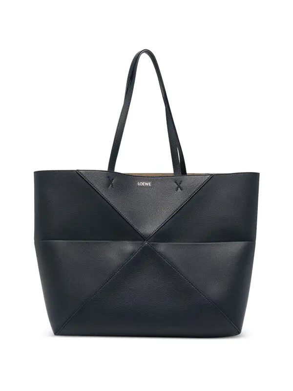 Loewe Puzzle Fold Large Leather Tote - Multicolor