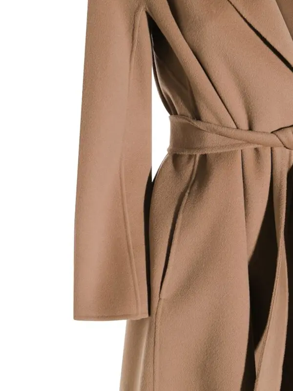 Max Mara Belted Long Coat - Multicolor
